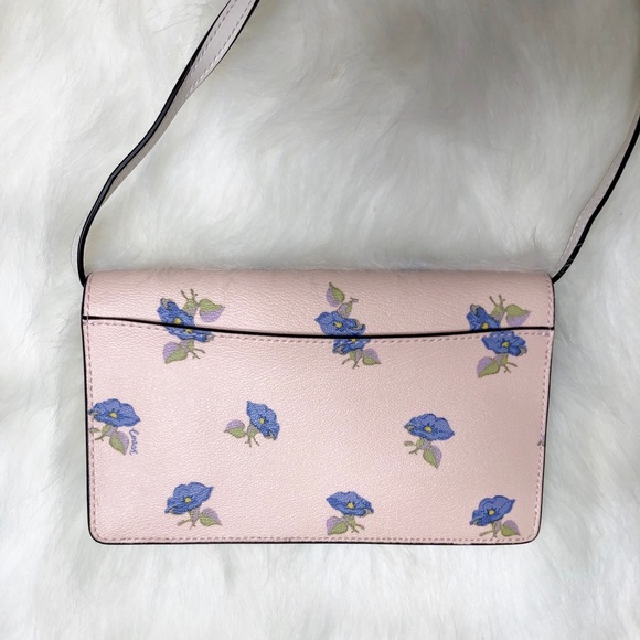 Coach | Bags | Coach Nwt Pink Floral Walletcrossbody Bag | Poshmark